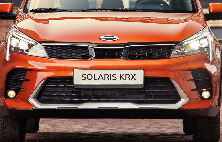 Новый Solaris KRX 2024-2025 кроссовер российского бренда в официальном ...